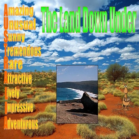 Australia, the land down under | PPT