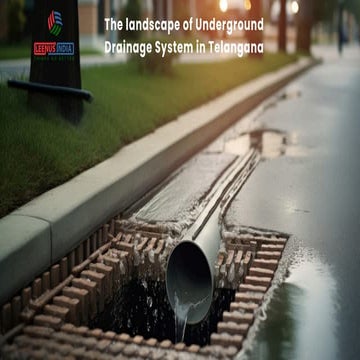 The landscape of Underground Drainage System in Telangana | PDF