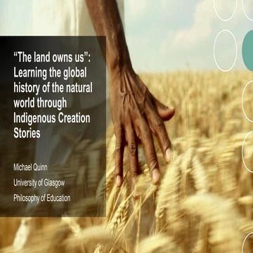 "The Land Owns Us": Learning the global history of the natural world ...