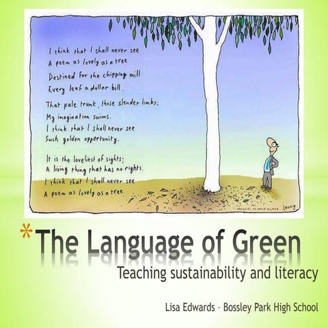 The language of green | PPT