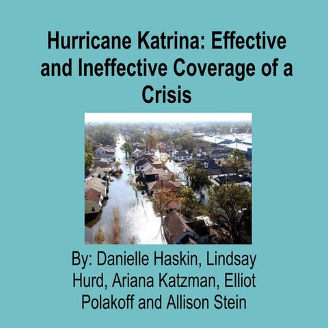 Hurricane Katrina Powerpoint | PPT