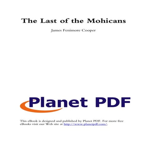 The Last Of The Mohicans | PDF