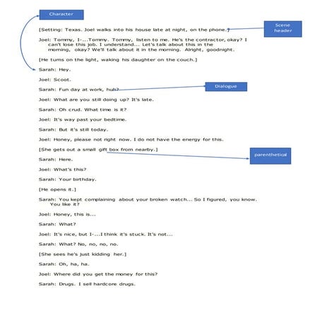 The last of us script ano | DOCX