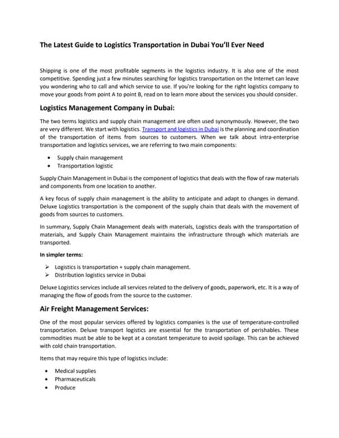 Logistics company.pdf