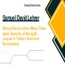 The Latest Trend In Samuel David Lehrer..pptx