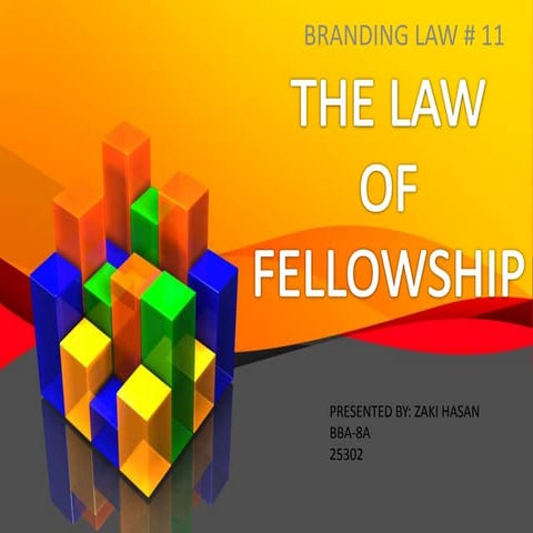 The Law of Fellowship | PPTX