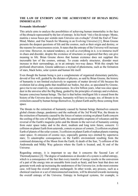 Chem 2 - The Second Law of Thermodynamics: Spontaneous Reactions and ...