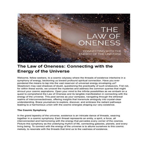 The Law of Oneness_ Connecting with the Energy of the Universe.pdf