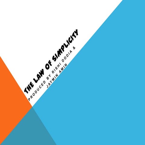 The law of simplicity | PPT