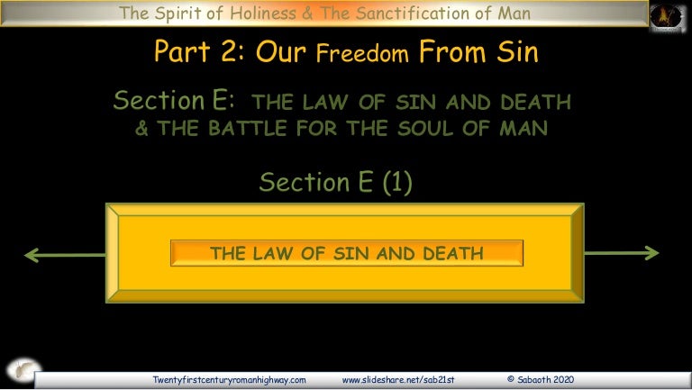 The law of sin and death