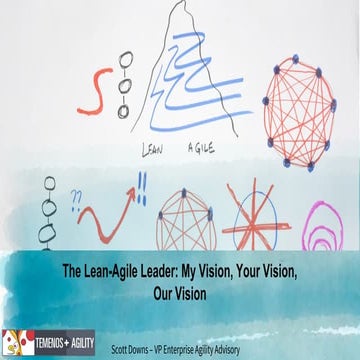 The lean agile leader- my vision, your vision, our vision(webinar) | PPT