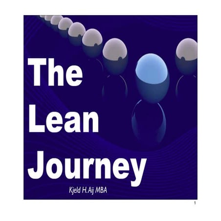The Lean Journey K.H.Aij Mba | PDF | Mechanical and Industrial ...