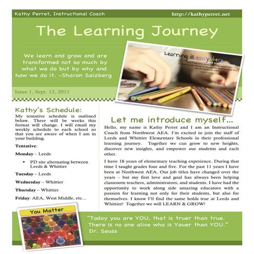 The learning journey issue 1, sept. 12 | PDF