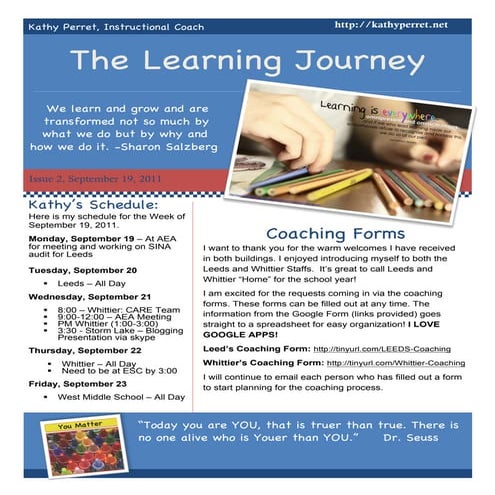 The learning journey issue 2, sept. 19, 2011 | PDF