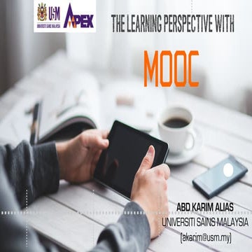 The Learning Perspective With MOOC | PPT