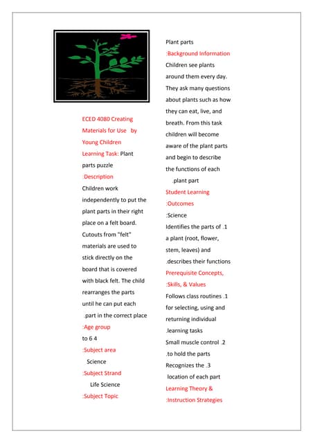 Science 3 parts and function of the plants | DOCX