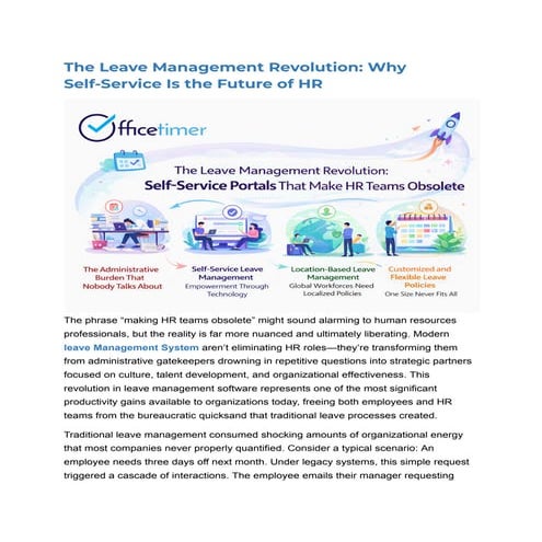 Leave Management System | PDF