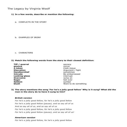 The legacy activities | DOC