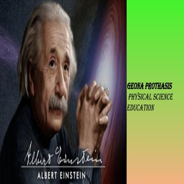The Legacy of Albert Einstein Who gave Contributions to physics | PPTX