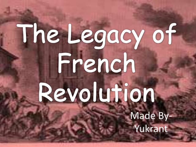 French Revolution Simulation | PPT