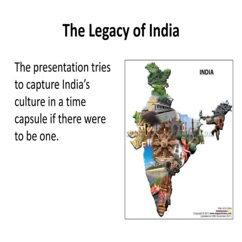 The legacy of india | PPTX