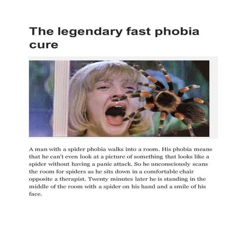 The legendary fast phobia cure | DOCX