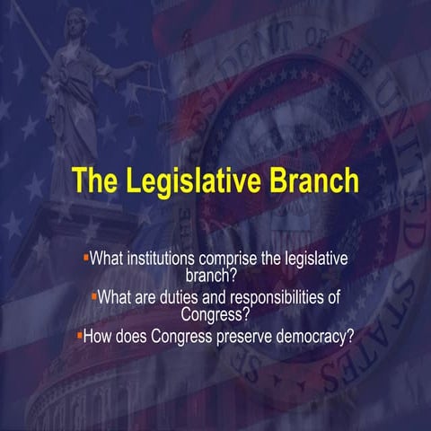 The Legislative Branch New | PPT