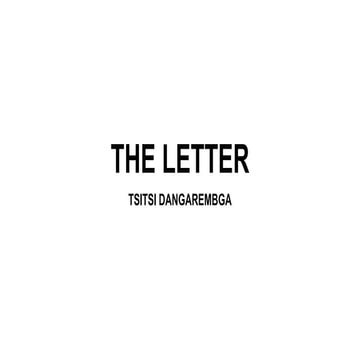 The letter is an English story which is very interesting | PPT