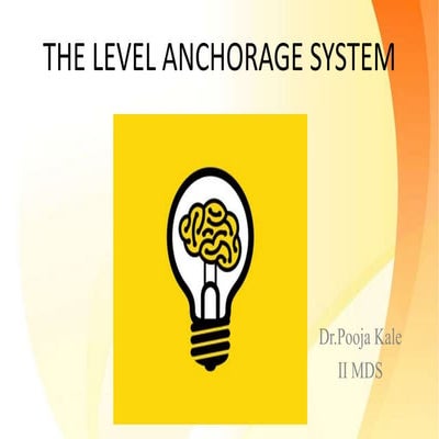 The level anchorage system-Dr.Pooja Kale | PPTX