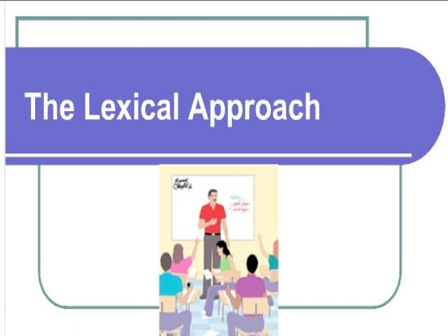 The lexical approach.ppt