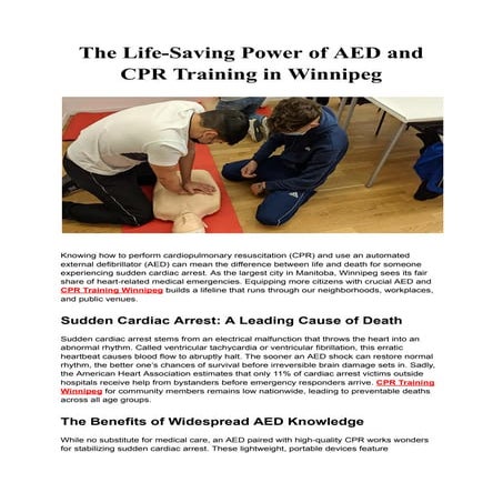 The Life-Saving Power of AED and CPR Training in Winnipeg.pdf