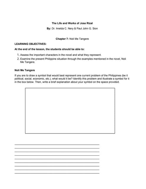 Chapter 8: Noli Me Tangere Published in Berlin (1887) | PPTX