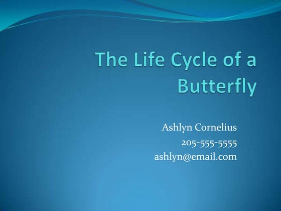 Manipulatives life cycle of a butterfly | PPTX | Science