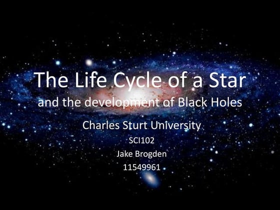 The Life Cycle of a Star PowerPoint | PPT