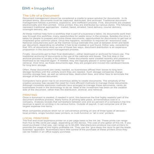The Life of a Document | PDF