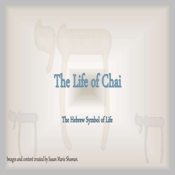 The Life of Chai | PPT
