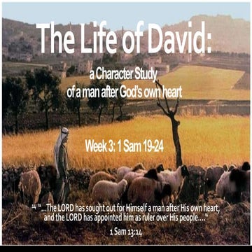 The life of david week 3 | PPT