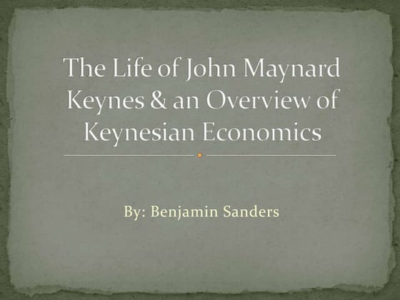 John maynard keyes project | ODP