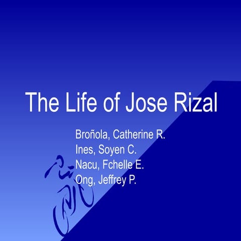 The life of jose rizal | PPT