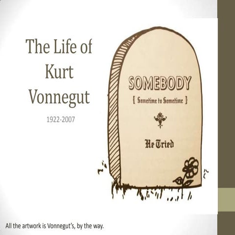 The life of kurt vonnegut | PPTX