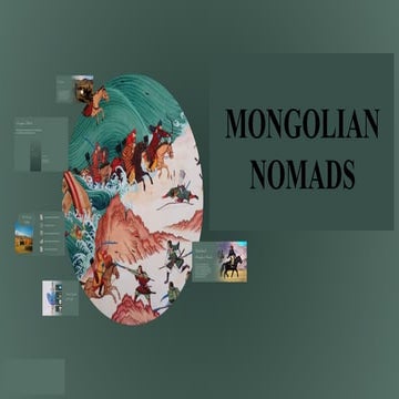 The Life of Mongolian Nomads english presentation for 12th grade | PPTX
