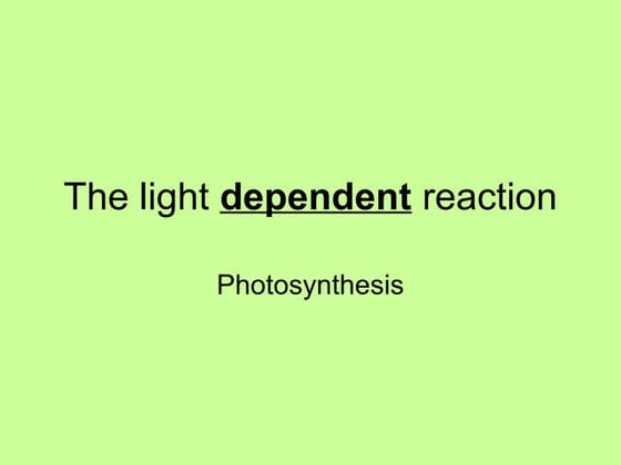 Light independent reactions of photosynthesis | PPTX | Chemistry | Science