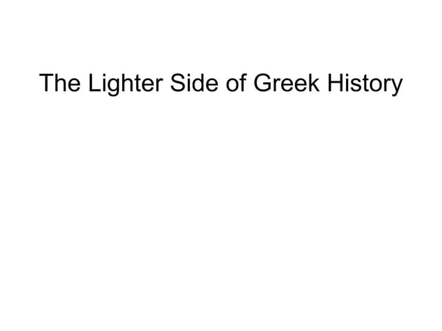 Introduction to Ancient Greece powerpoint | PPT