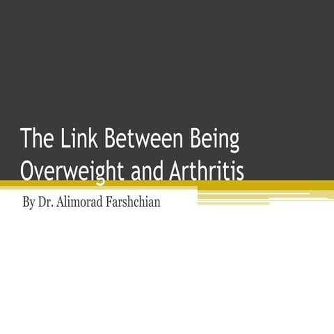 How obesity affects arthritis | DOCX