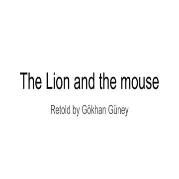 The Lion and the mouse.pptx