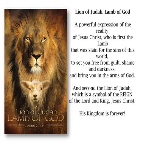 The Lion Of Judah | PPSX