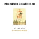 The Lions of Little Rock audio book free