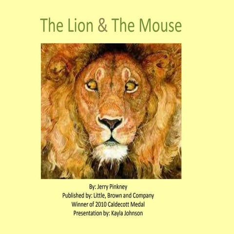 The lion & the mouse | PPTX