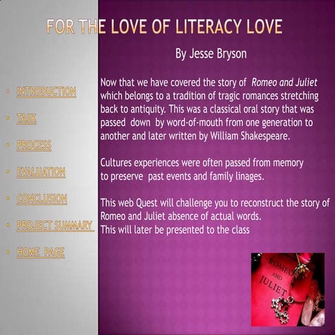 Presentation - 9th grade Romeo and Juliet_ Exploring Storytelling ...