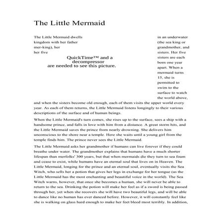 The little mermaid | DOC